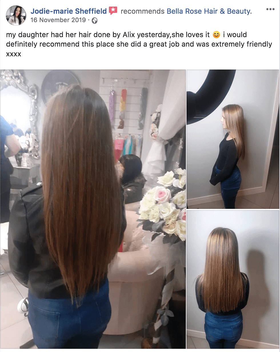 Reviews of Bella Rose Hair & Beauty Salon
